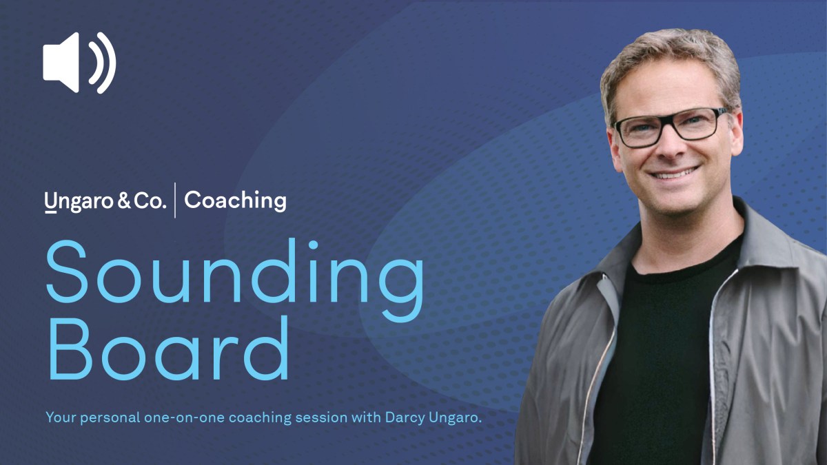 Coaching – 2 hr: Sounding Board Sessions – Ungaro & Co.